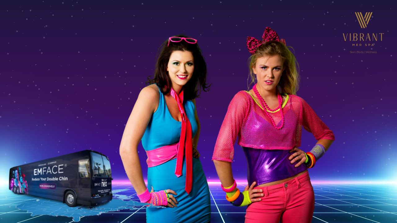 Glow Back to the 80s: BTL Bus Tour Comes to Meridian | Vibrant Med Spa